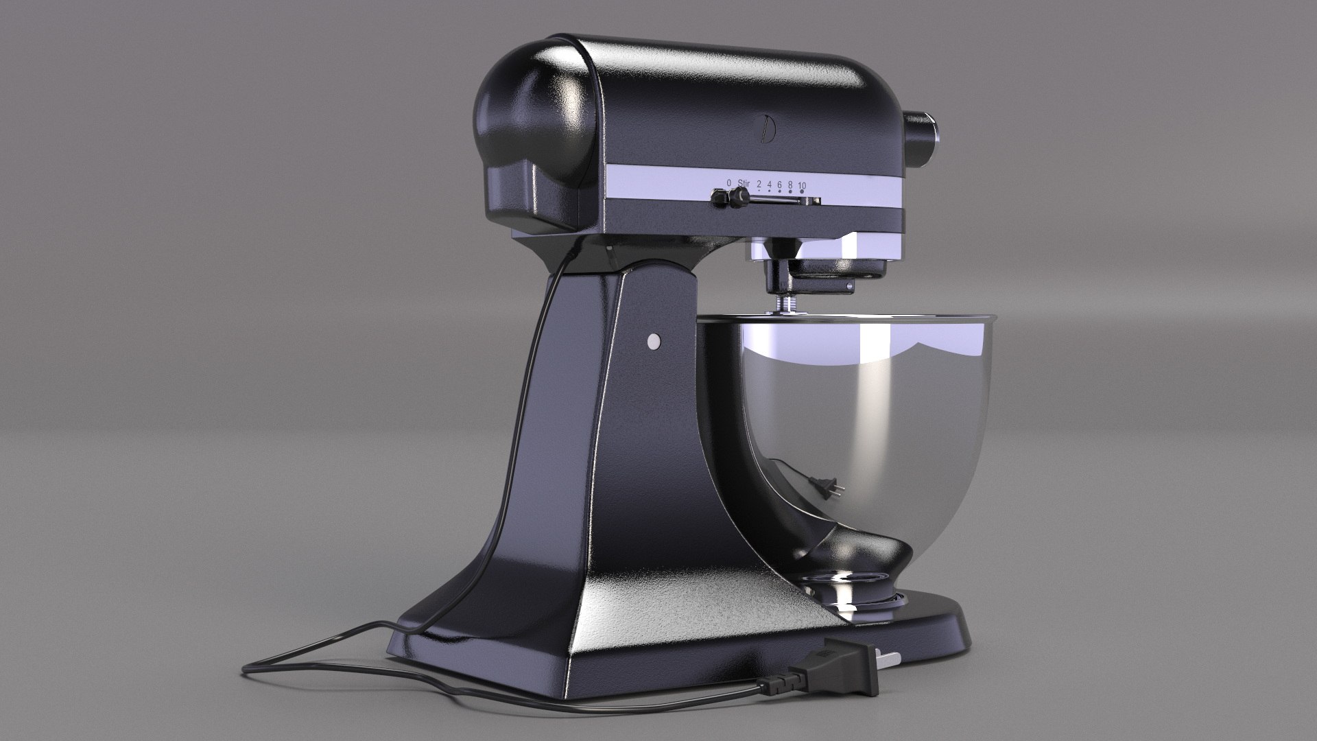 Retro Stand Mixer 3D Model - TurboSquid 2131150