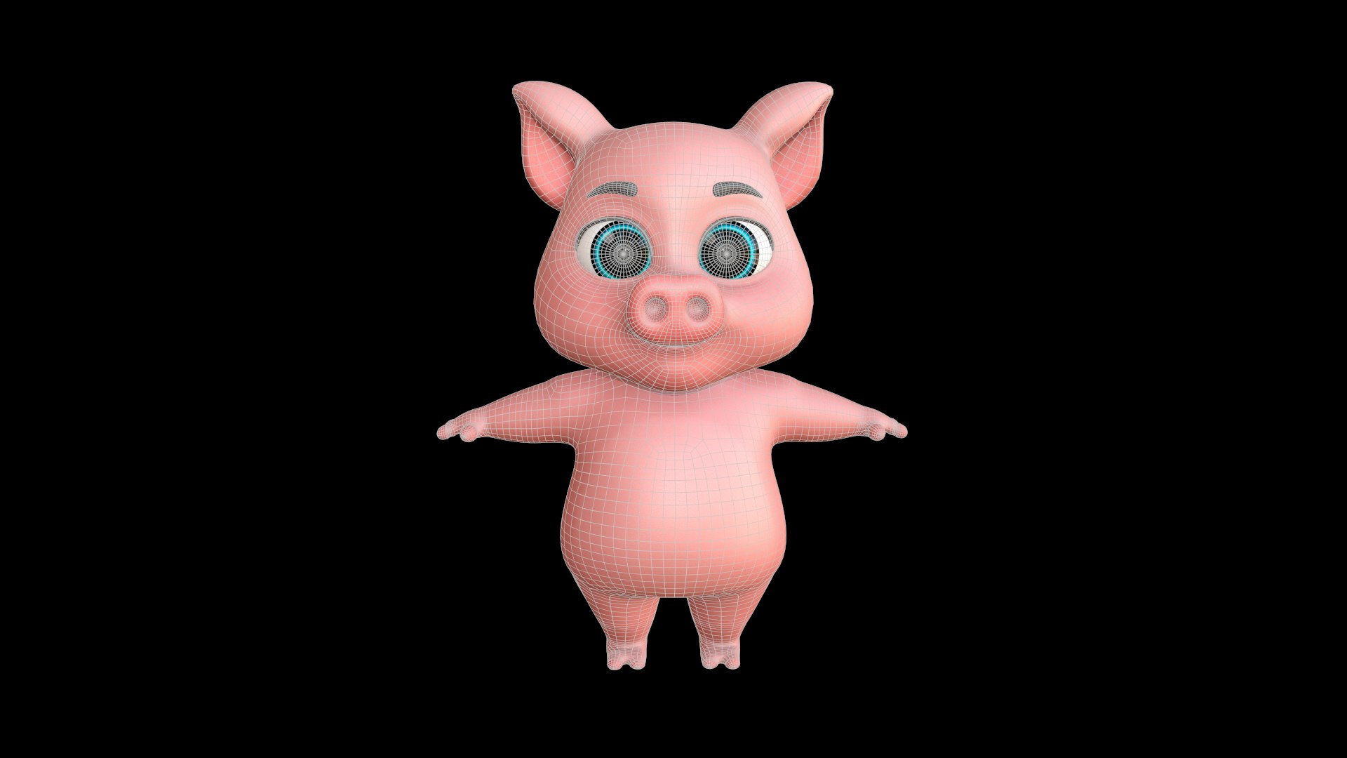 3D Pig Animal Cartoons - TurboSquid 1385007