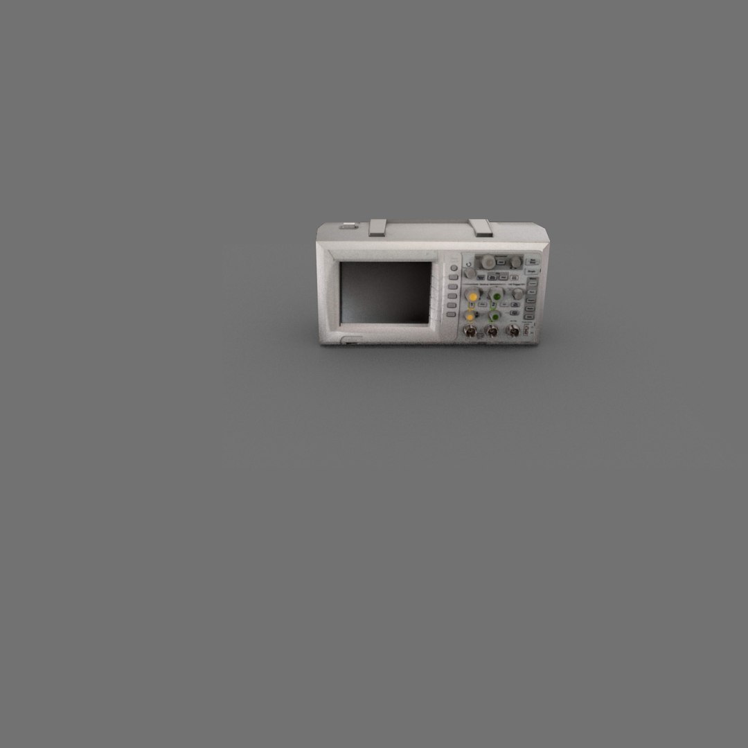 Oscilloscope Package Model - TurboSquid 2391817