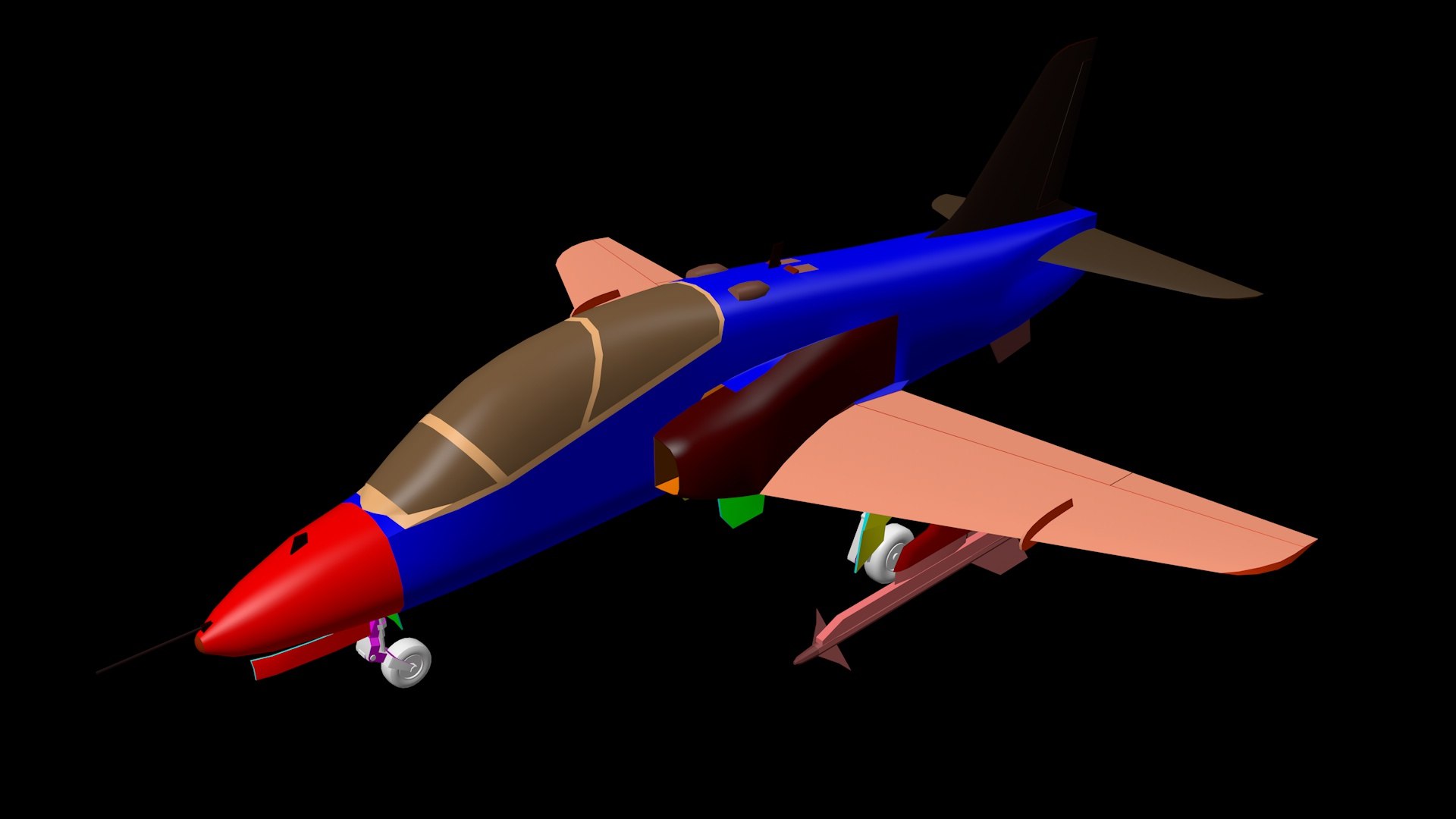 3D Model BAe HAWK MK-14 FIGHT PLANE - TurboSquid 2080808