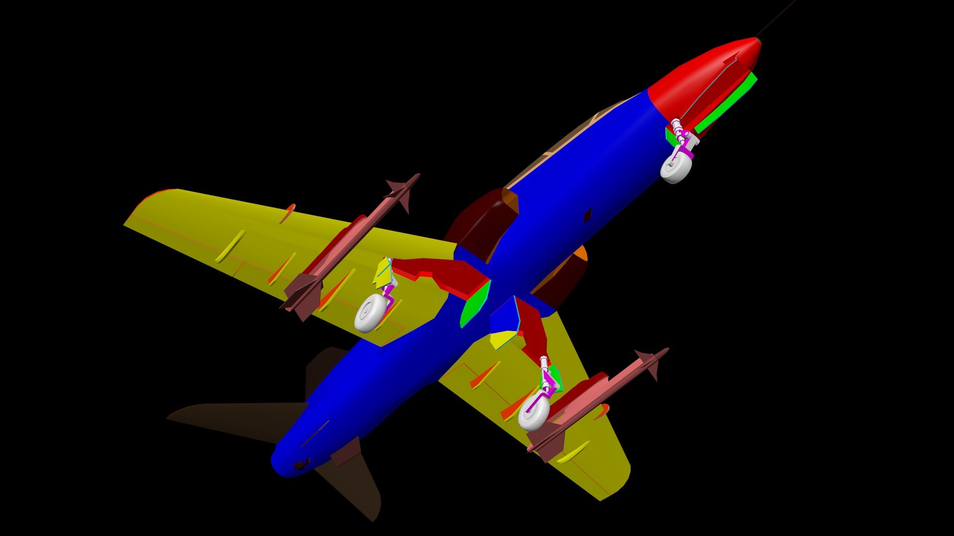 3D Model BAe HAWK MK-14 FIGHT PLANE - TurboSquid 2080808