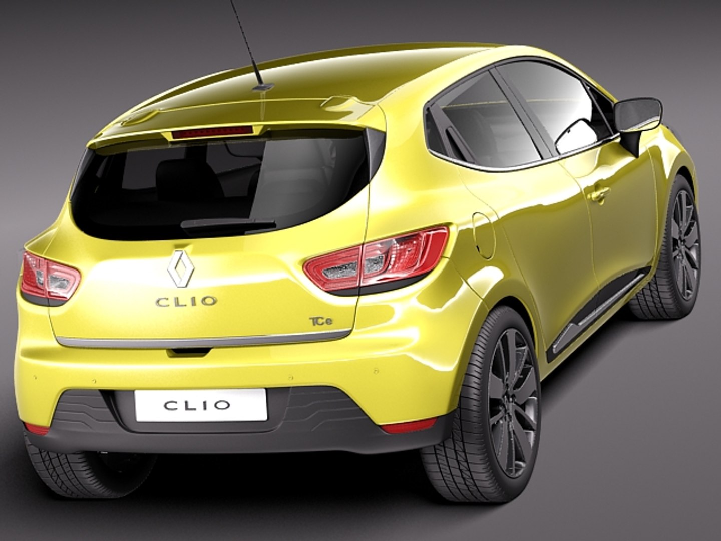 3d Model Of Renault Clio 2013