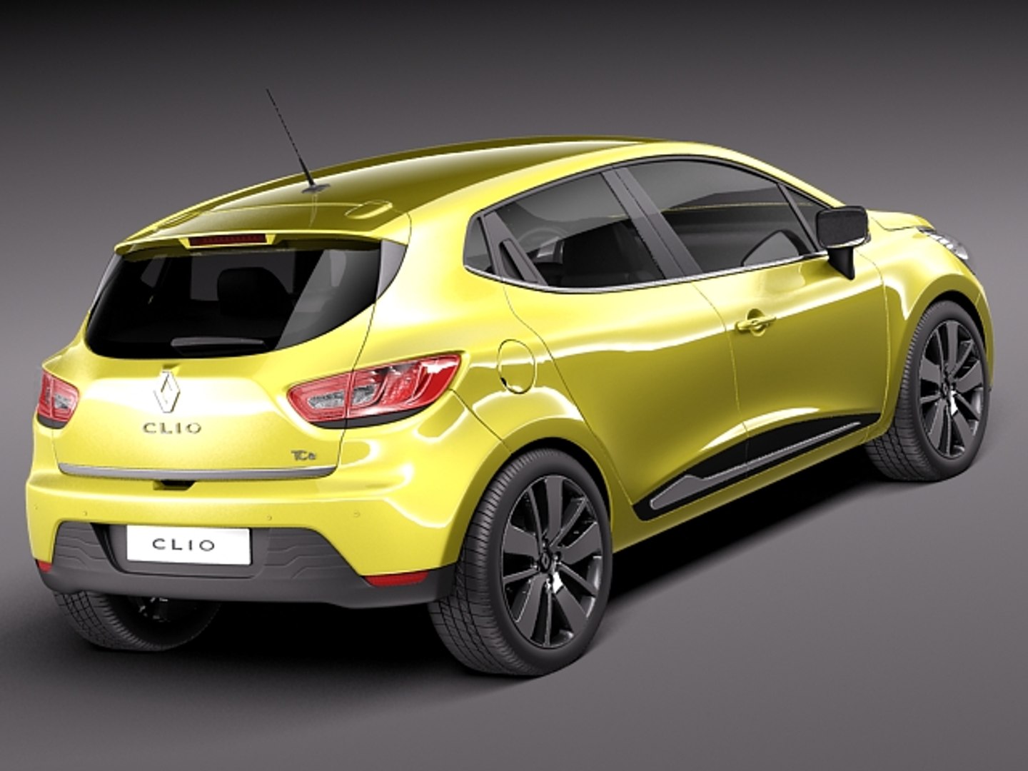 3d Model Of Renault Clio 2013