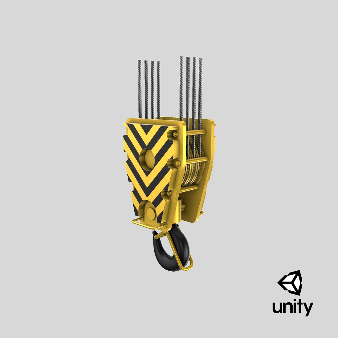 Detailed Crane Hook 3D - TurboSquid 2097671