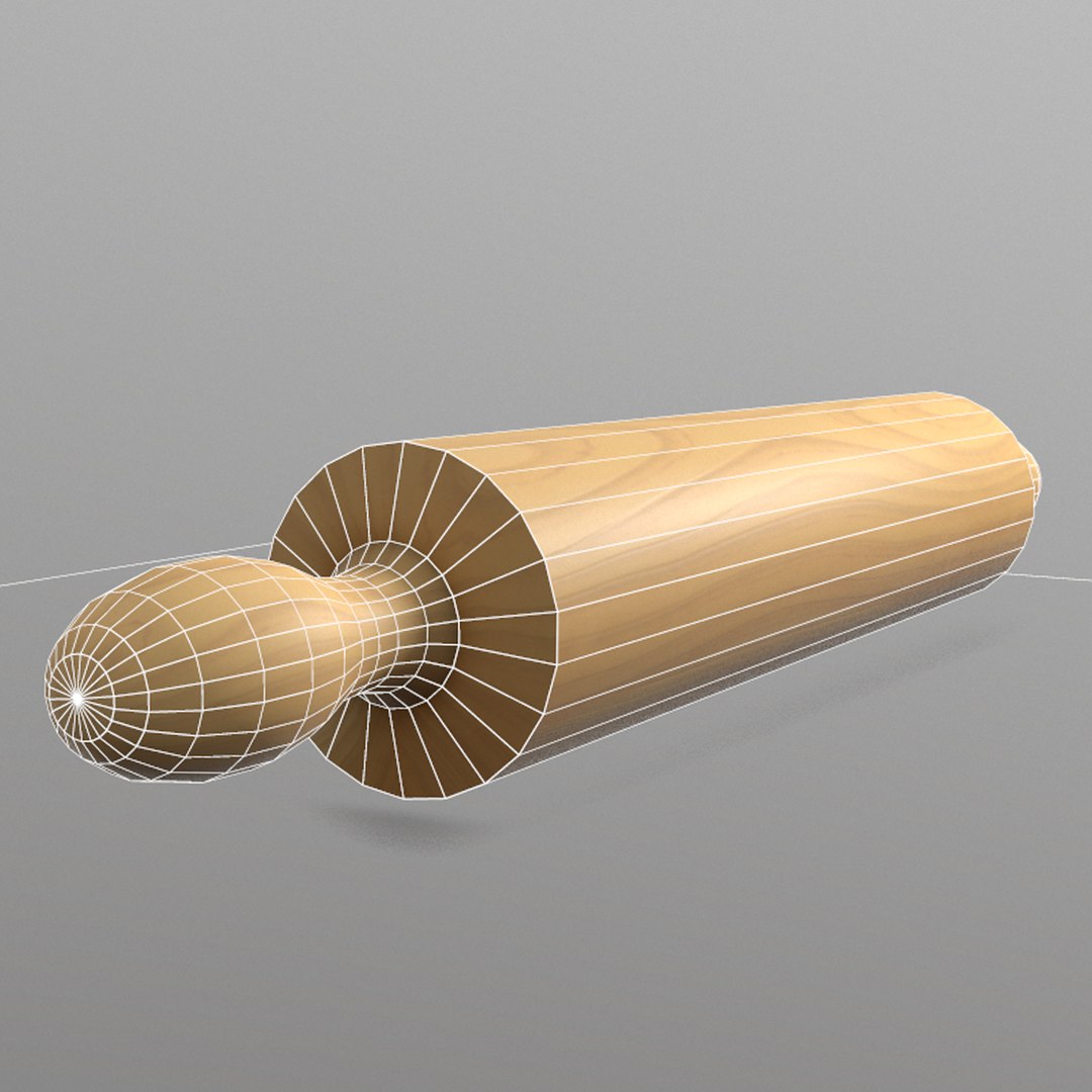 Rolling Pin 3D Model - TurboSquid 1289700