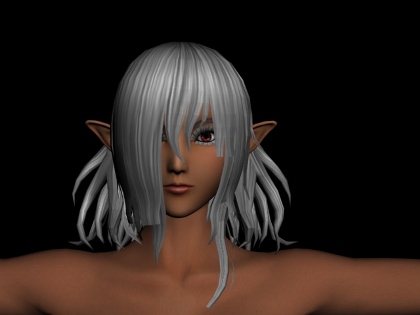 Female Elf 3d Model