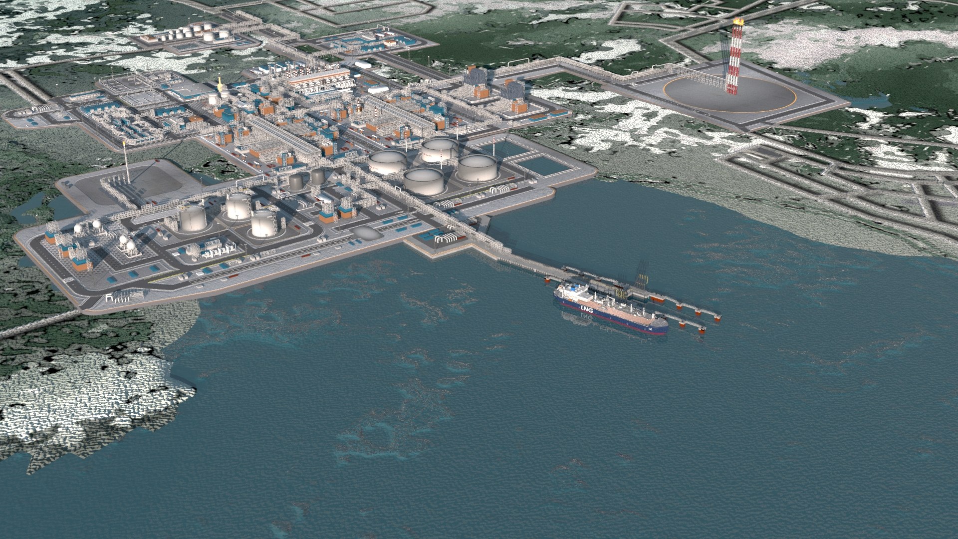 Seaport 3D Model - TurboSquid 1985280