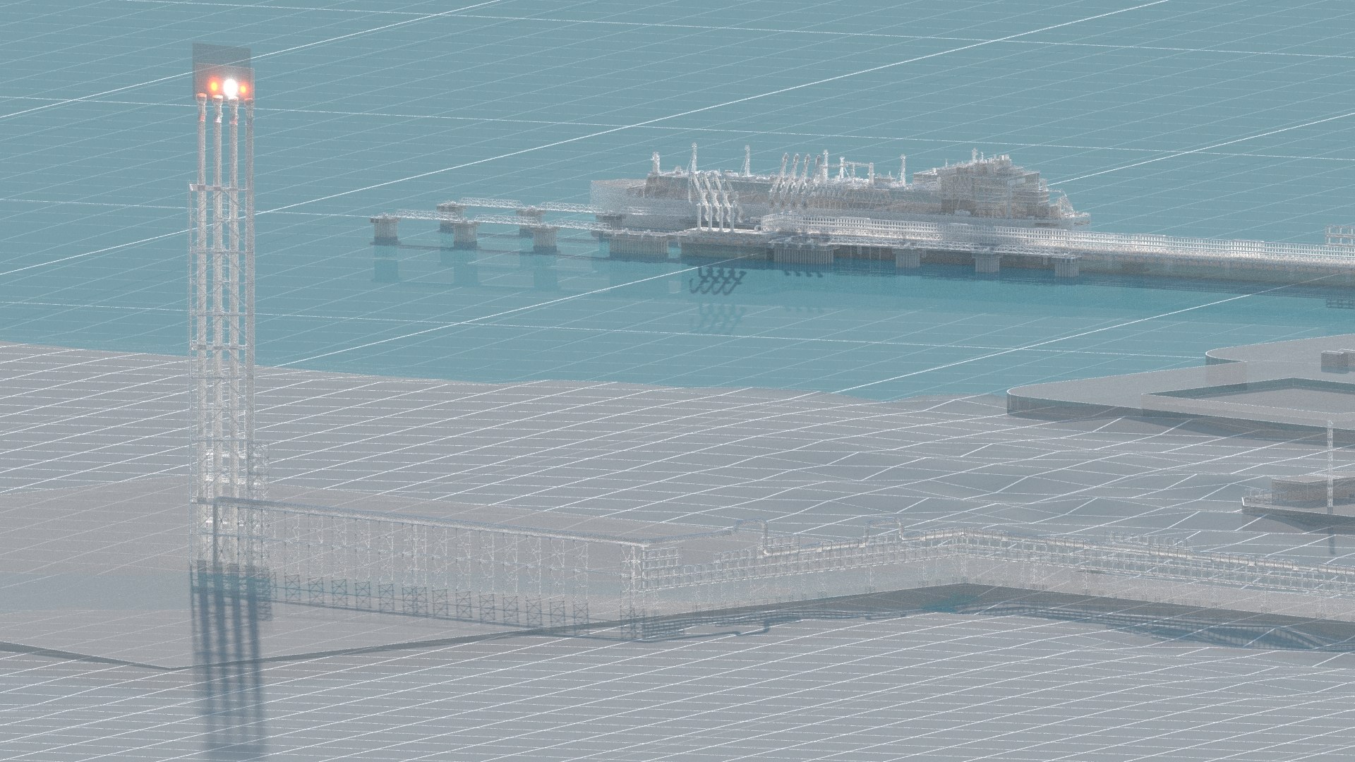 Seaport 3D Model - TurboSquid 1985280