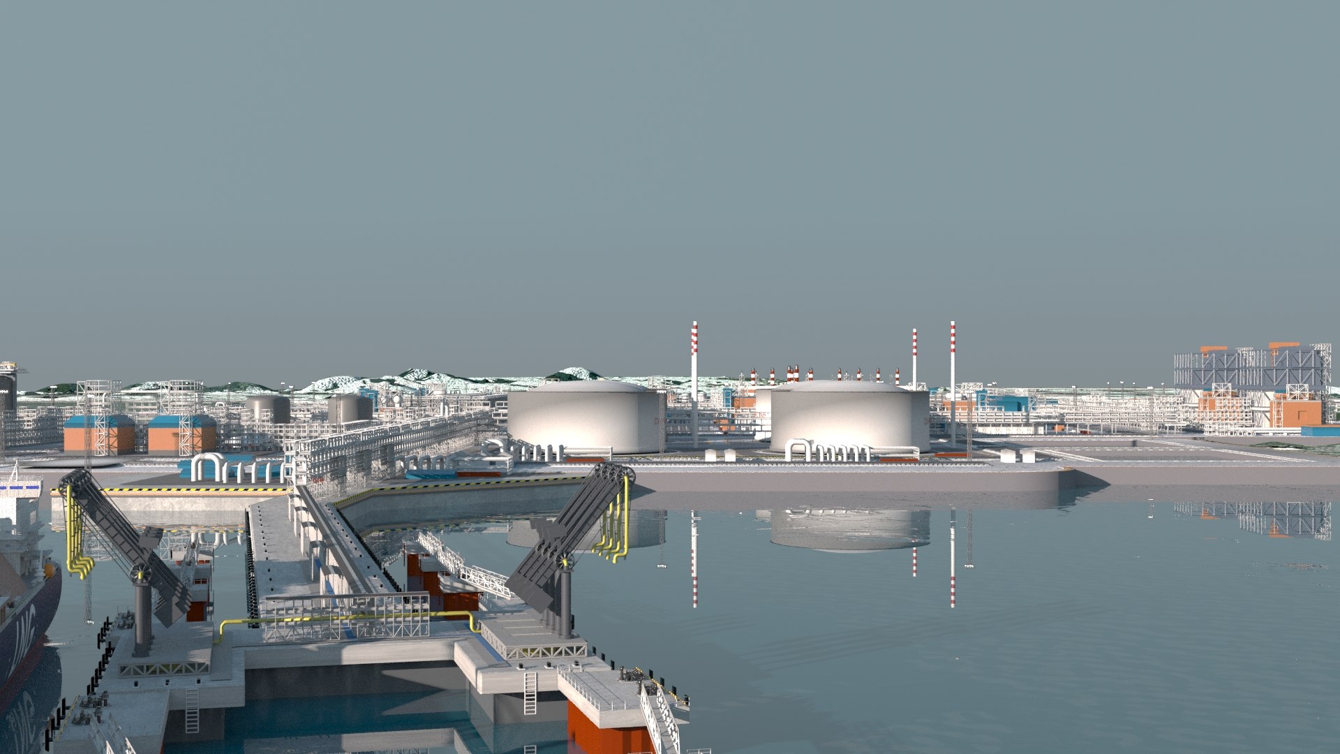 Seaport 3D Model - TurboSquid 1985280