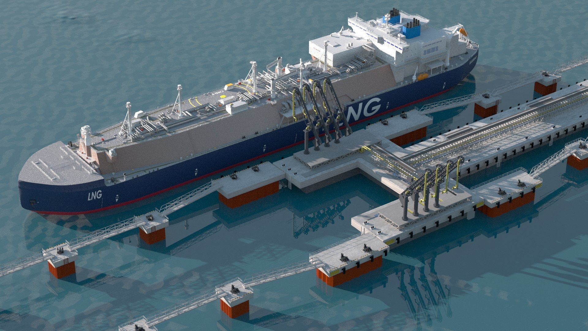 Seaport 3D Model - TurboSquid 1985280