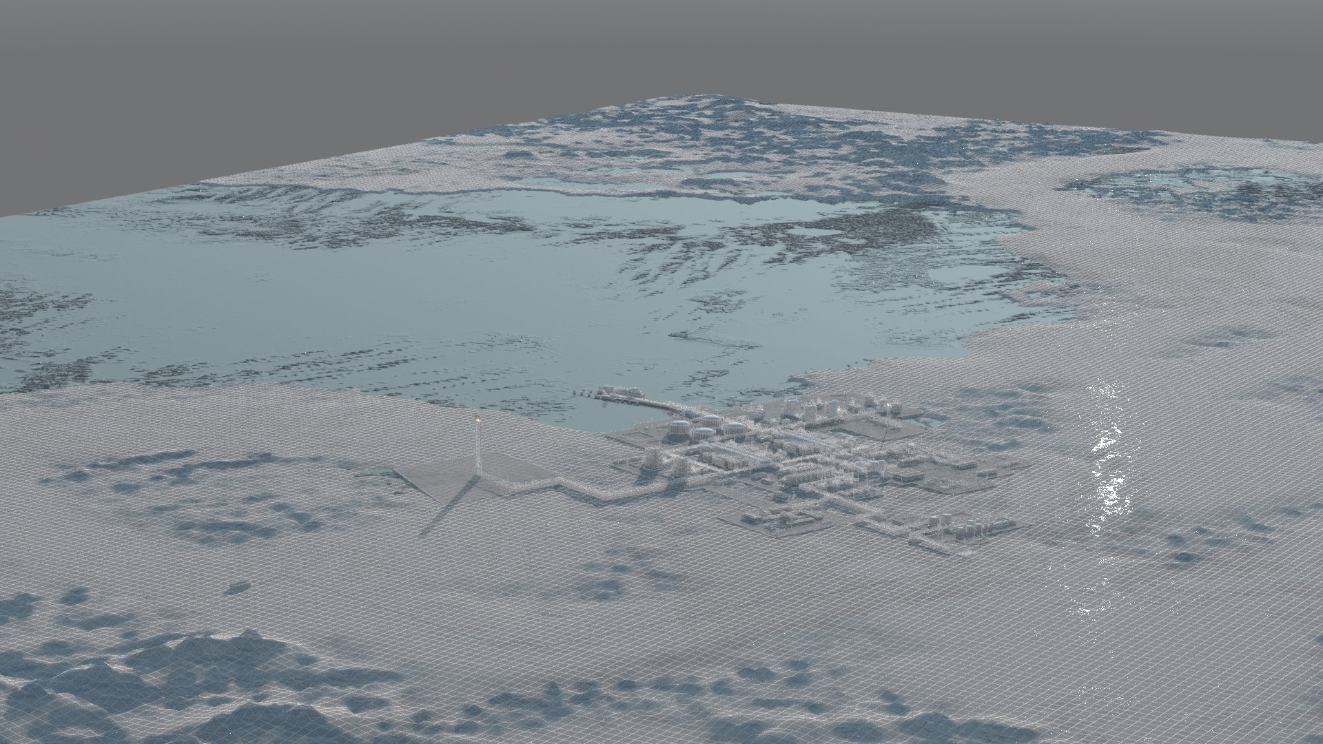 Seaport 3D Model - TurboSquid 1985280