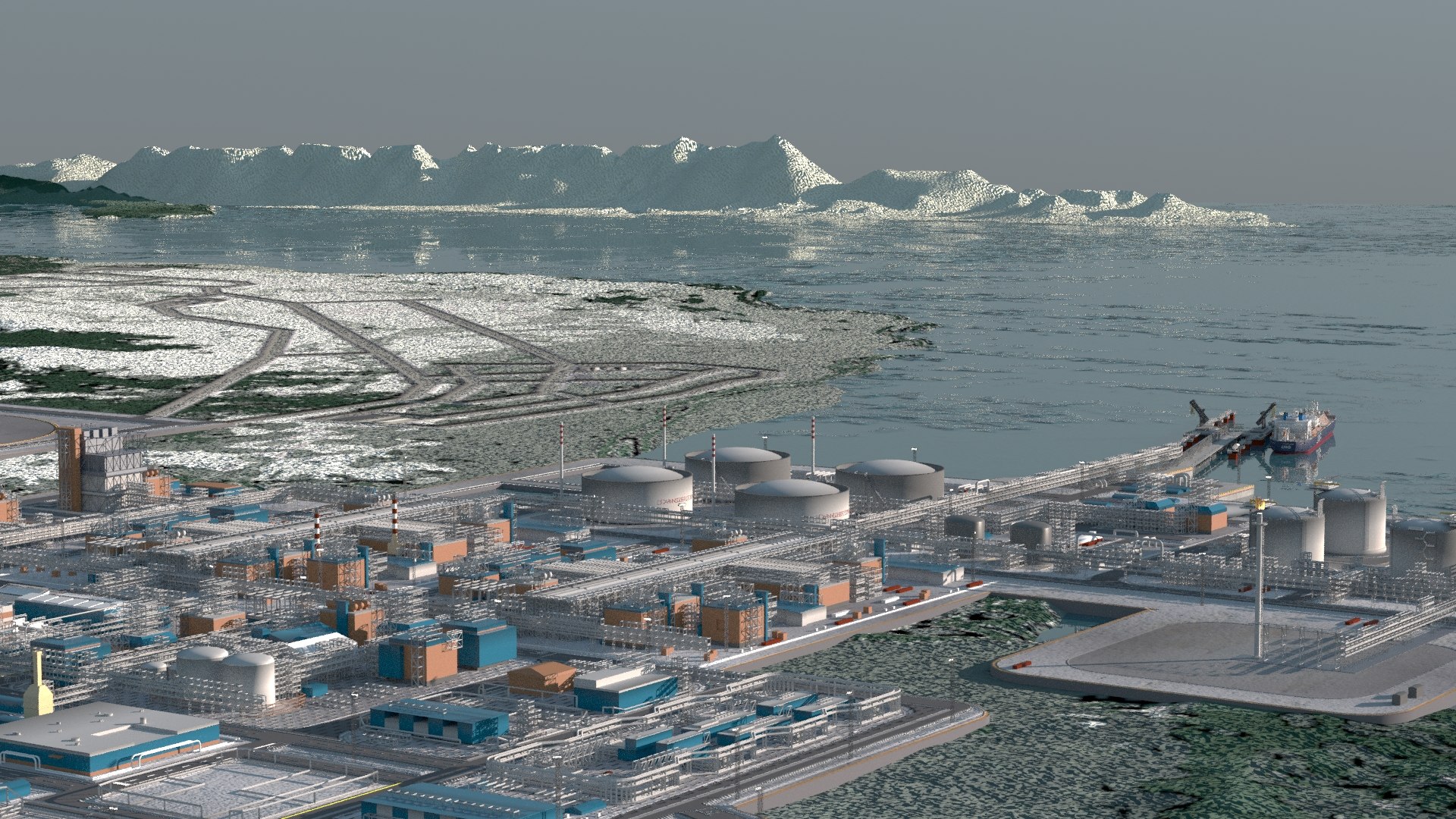 Seaport 3D Model - TurboSquid 1985280