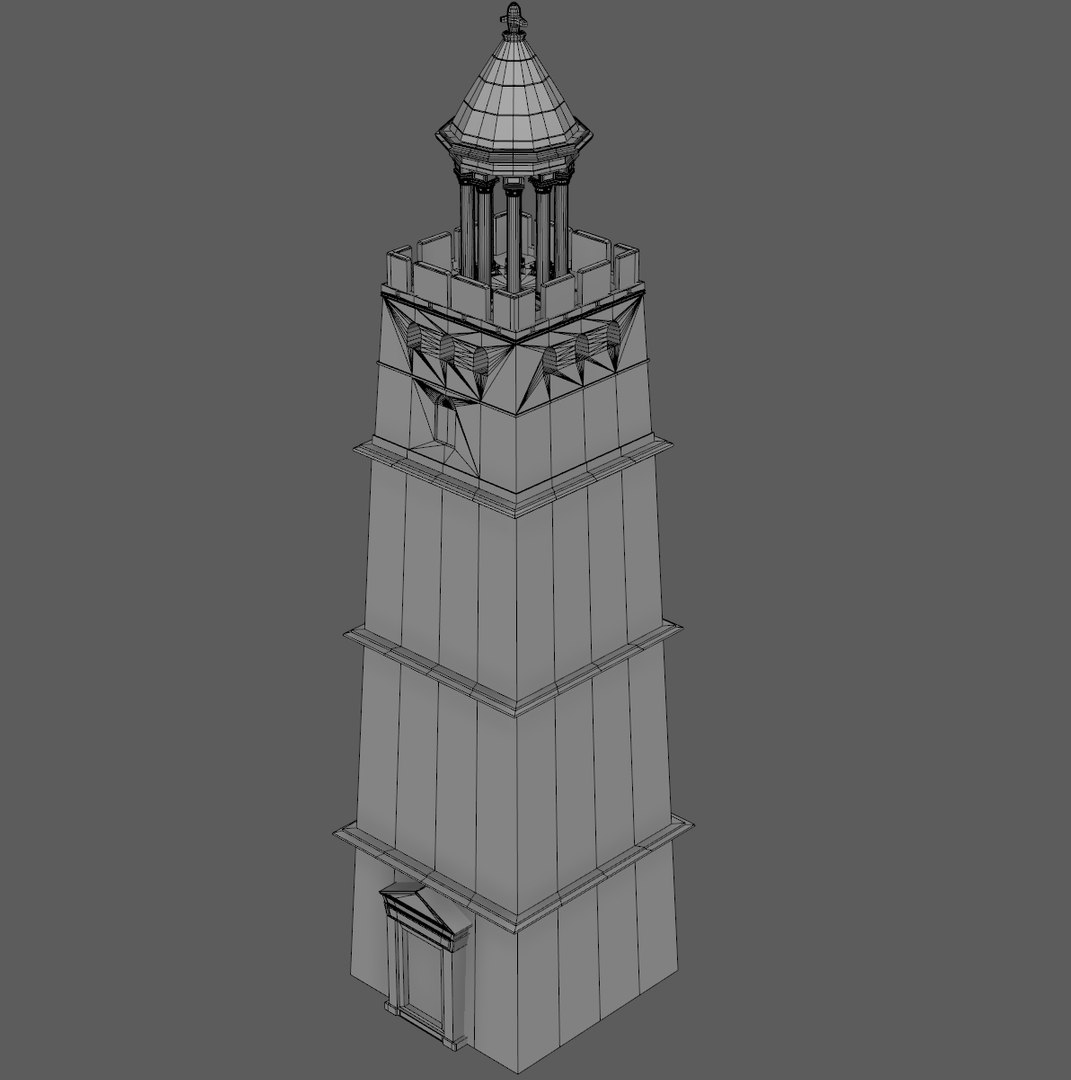 Fantasy Red Guard Tower 3D model - TurboSquid 1727074