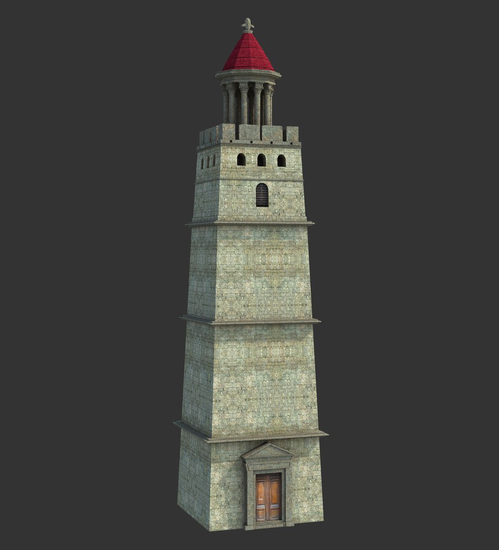 Fantasy Red Guard Tower 3D model - TurboSquid 1727074