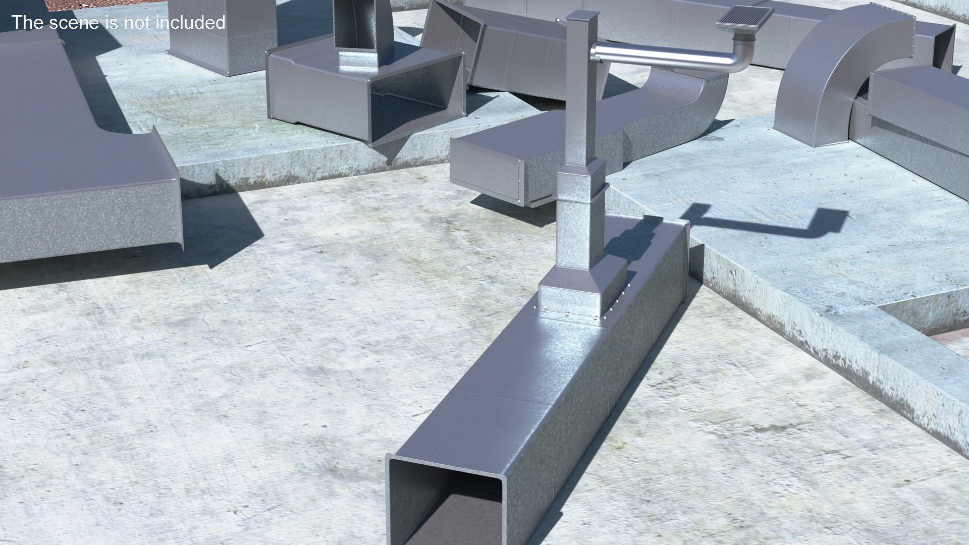 3D Modular Ventilation Duct Collection - TurboSquid 2253044