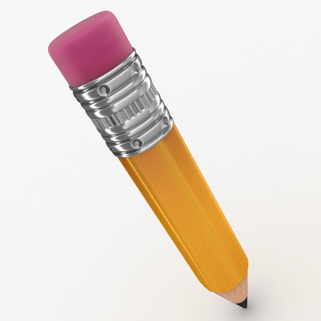 3D Realistic Pencil 3 - TurboSquid 1168423