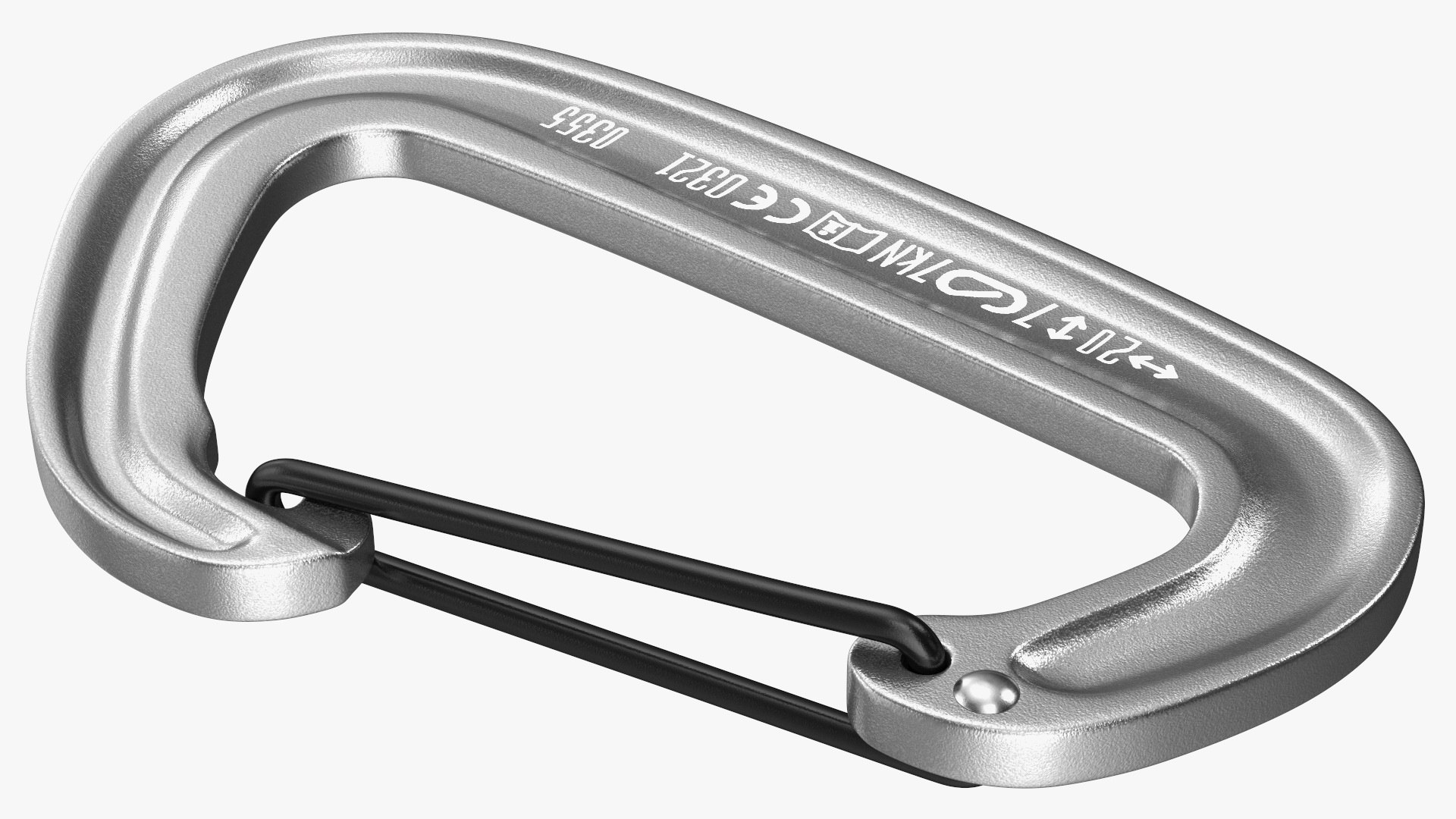 Black Diamond MiniWire Carabiner Closed Grey 3D Model - TurboSquid 1836546
