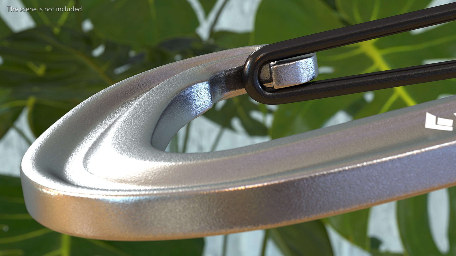 Black Diamond MiniWire Carabiner Closed Grey 3D Model - TurboSquid 1836546