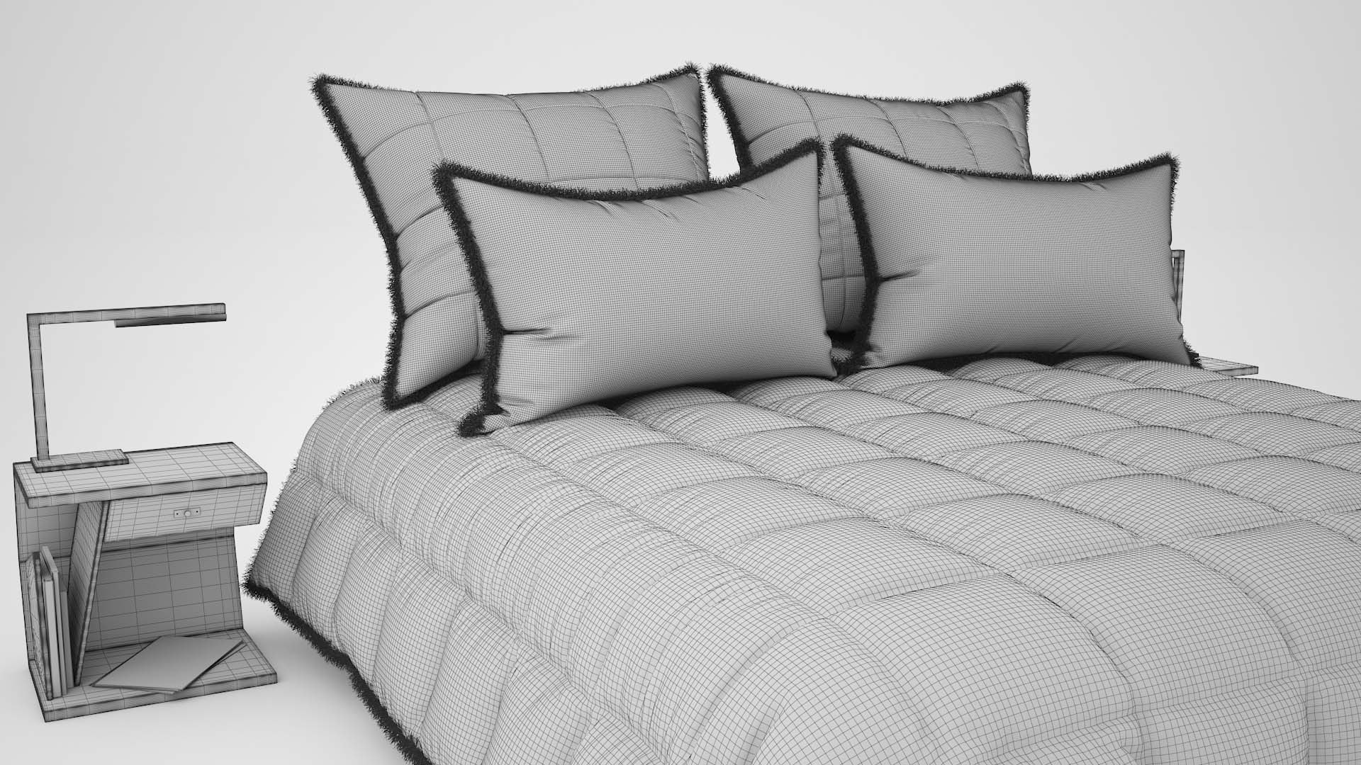 3D Model Bed Linen - TurboSquid 1473316