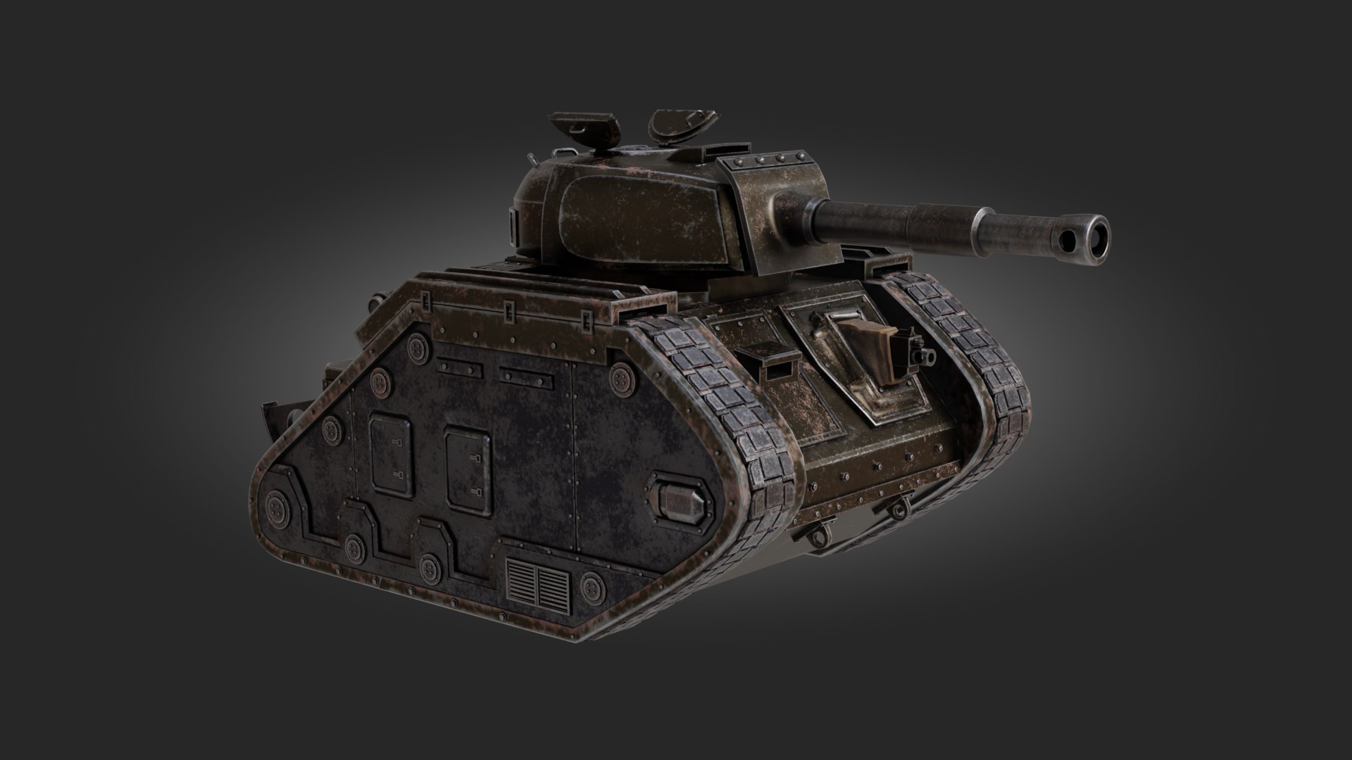 WWI Tank High Quality PBR 3D Model 3D Model - TurboSquid 2285164