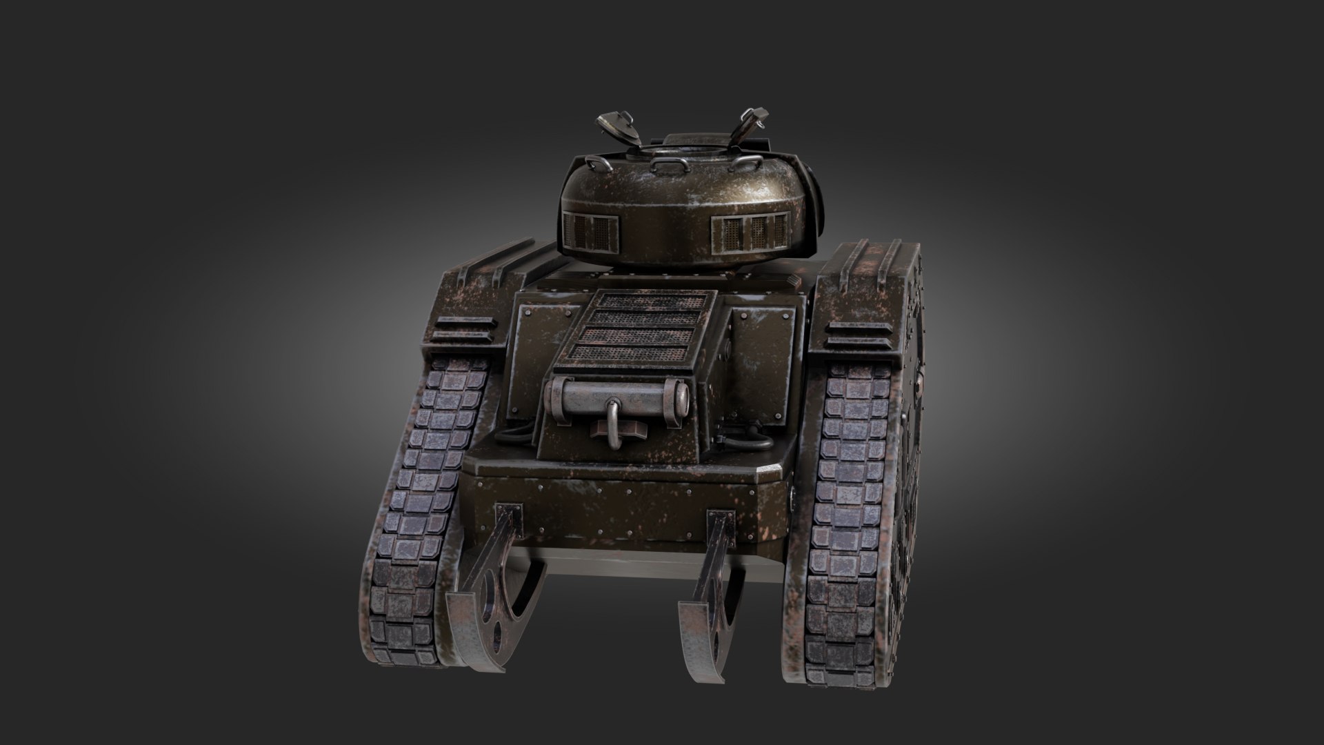 WWI Tank High Quality PBR 3D Model 3D Model - TurboSquid 2285164