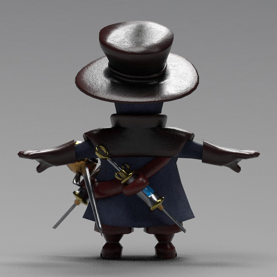 3D plague doctor character - TurboSquid 1696512