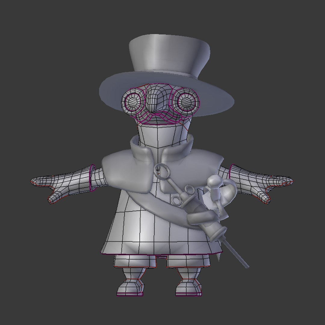 3D plague doctor character - TurboSquid 1696512