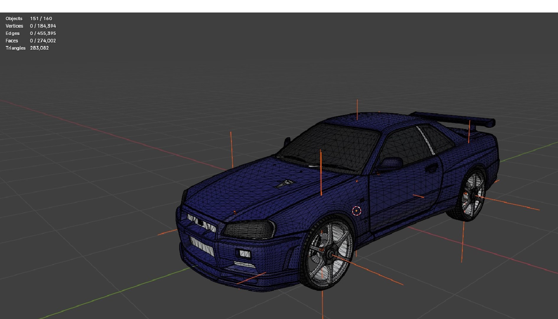 3D 2002 Nissan Skyline GT-R R34 - TurboSquid 2237378