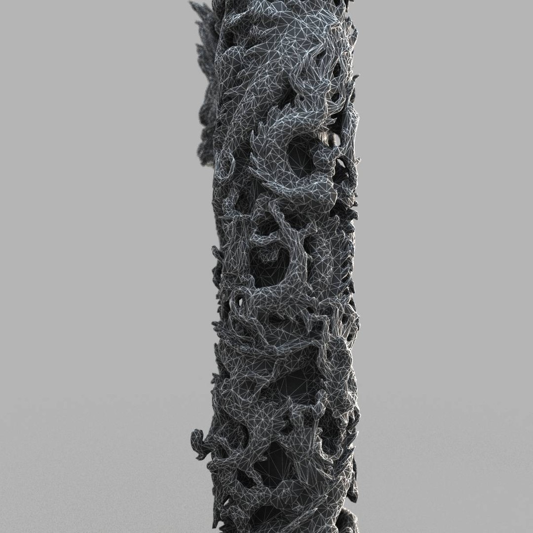 3D Dragon Column - TurboSquid 1290803