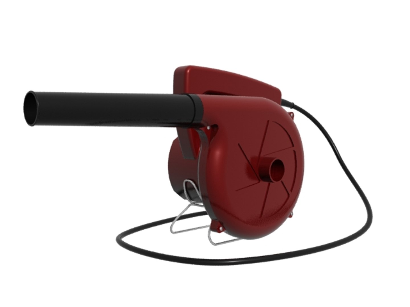 3d Electrical Blower Air Blowing Model