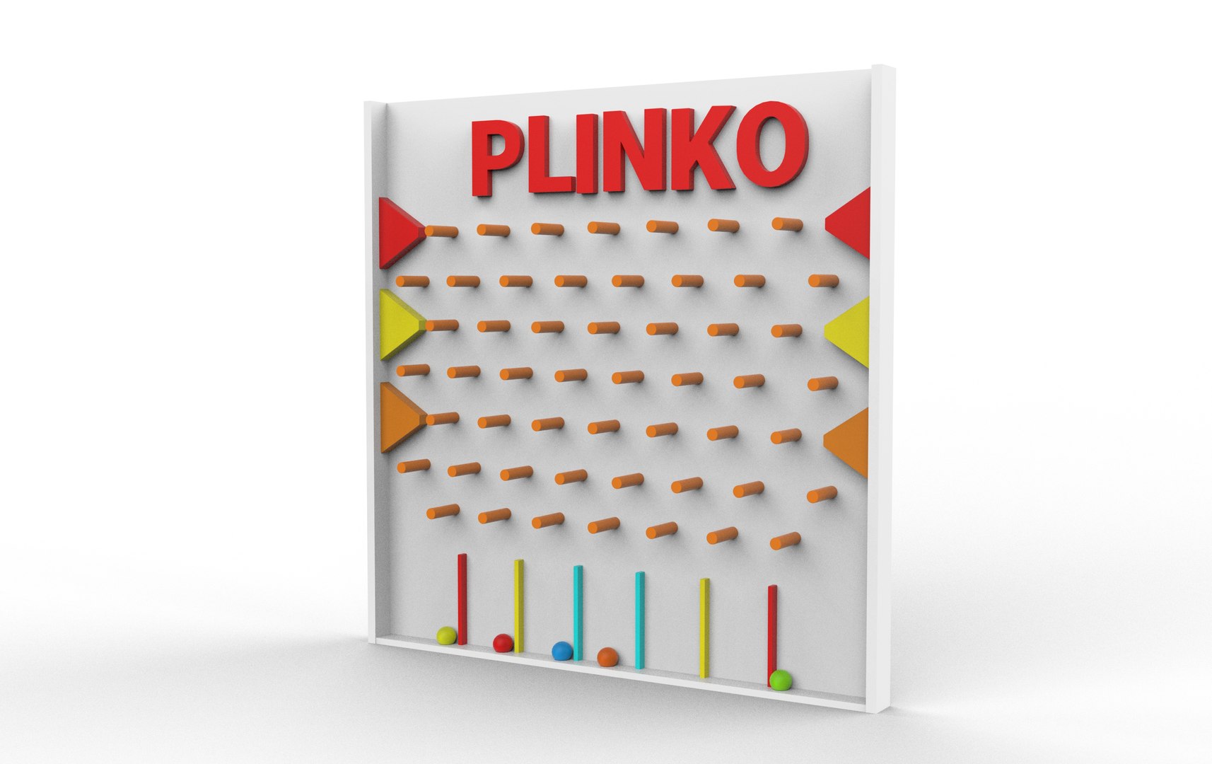 Plinko 3D Model 3D Model - TurboSquid 2352813
