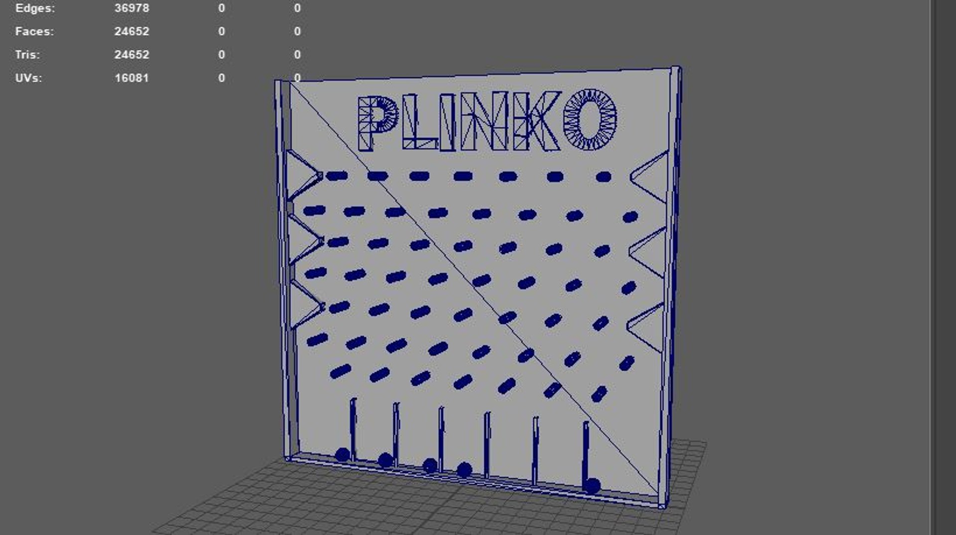 Plinko 3D Model 3D Model - TurboSquid 2352813