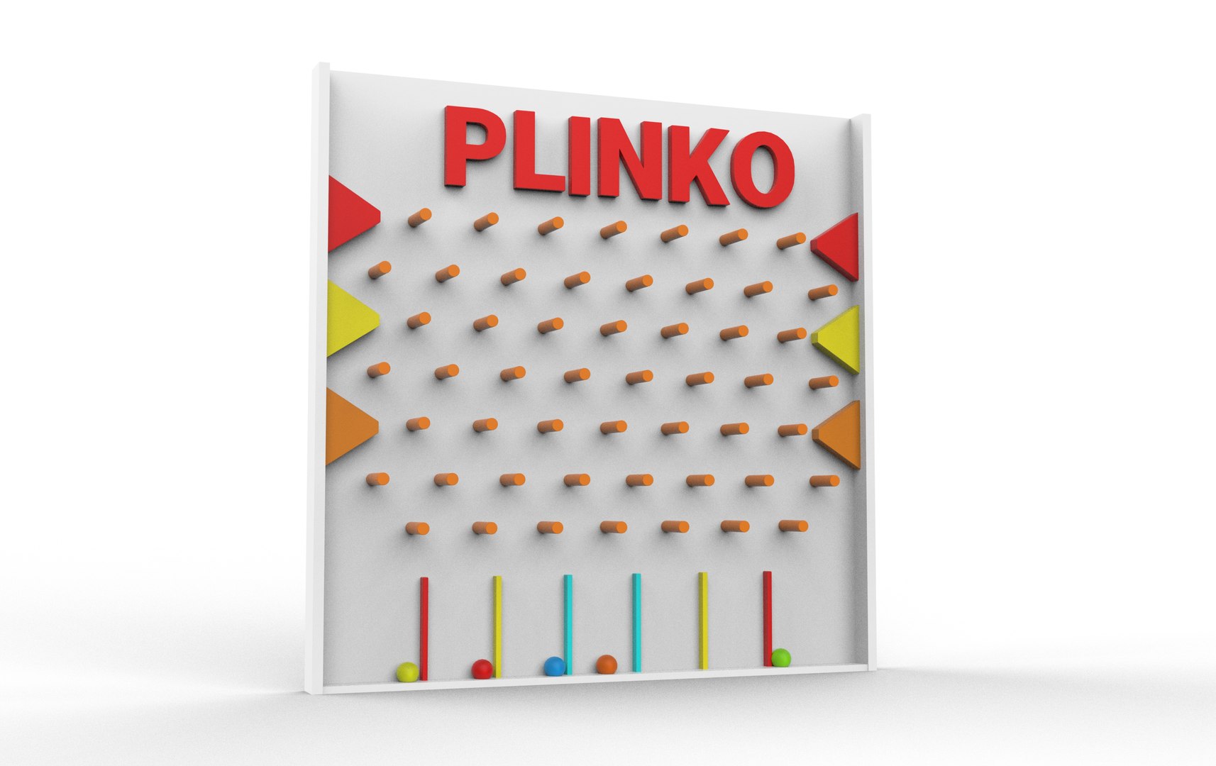 Plinko 3D Model 3D Model - TurboSquid 2352813
