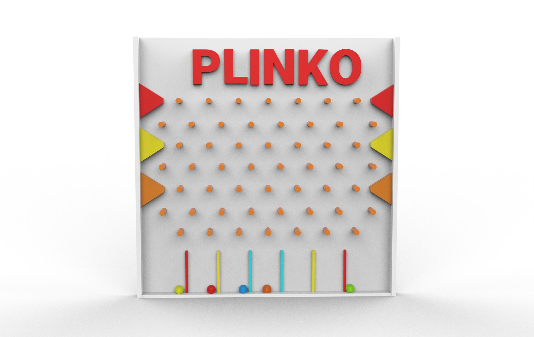 Plinko 3D Model 3D Model - TurboSquid 2352813