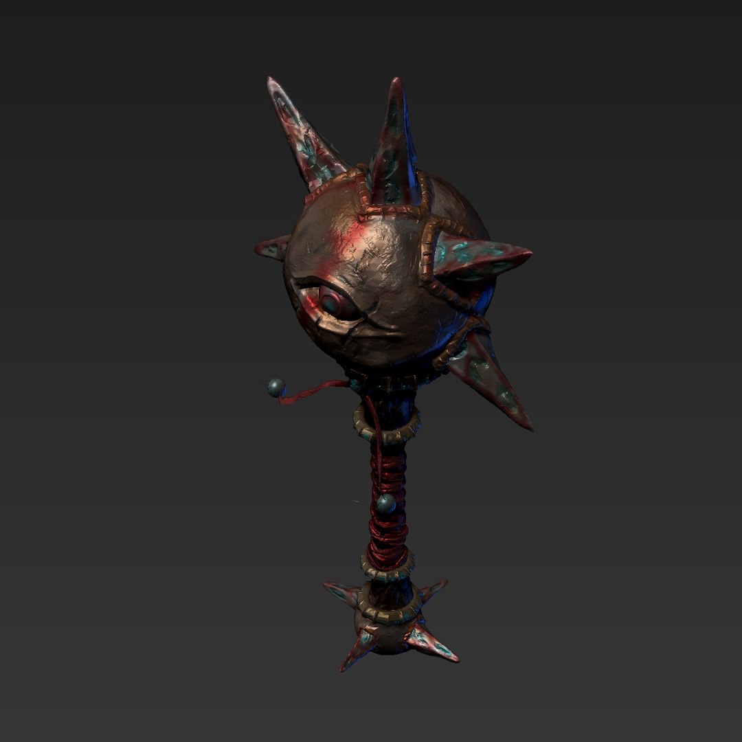 3D Staff Spike - TurboSquid 1179326