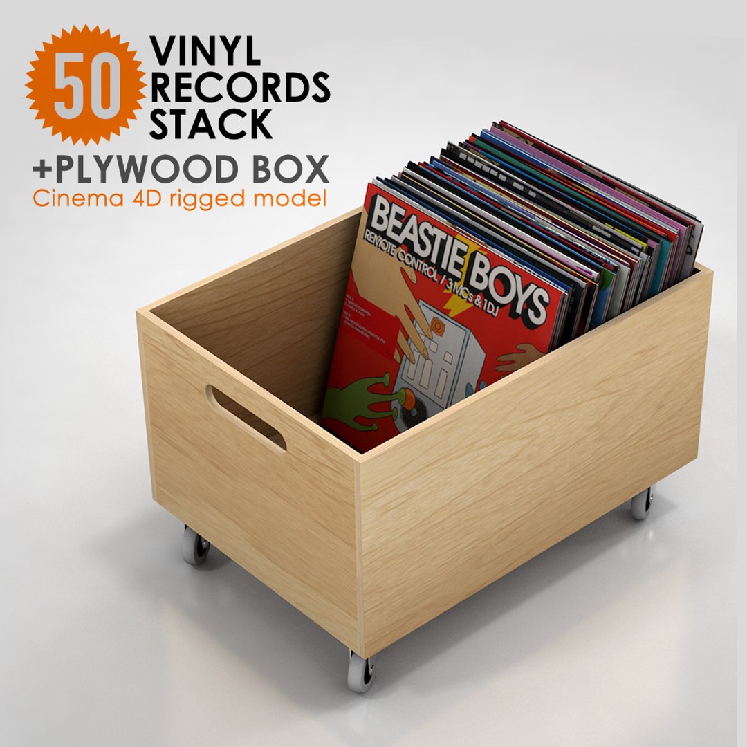 3d box vinyl record 50