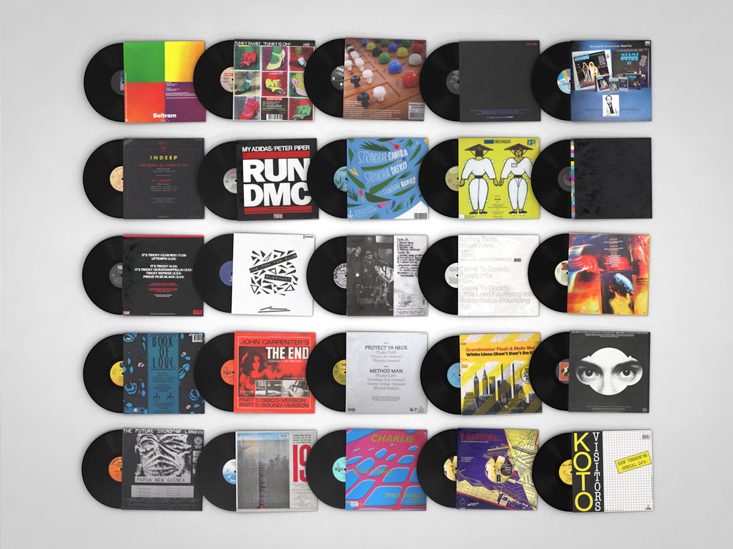 3d Box Vinyl Record 50