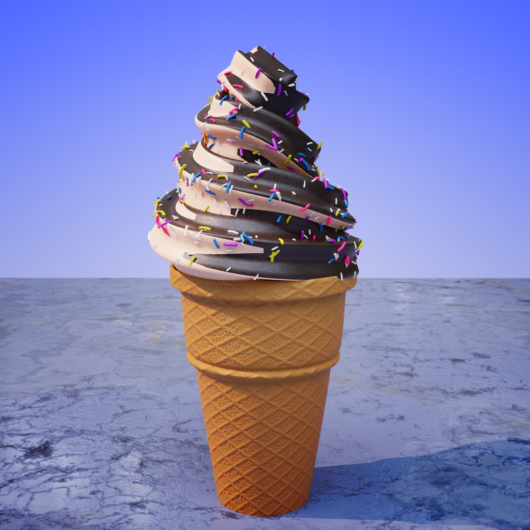 3D Ice Cream - TurboSquid 1580998