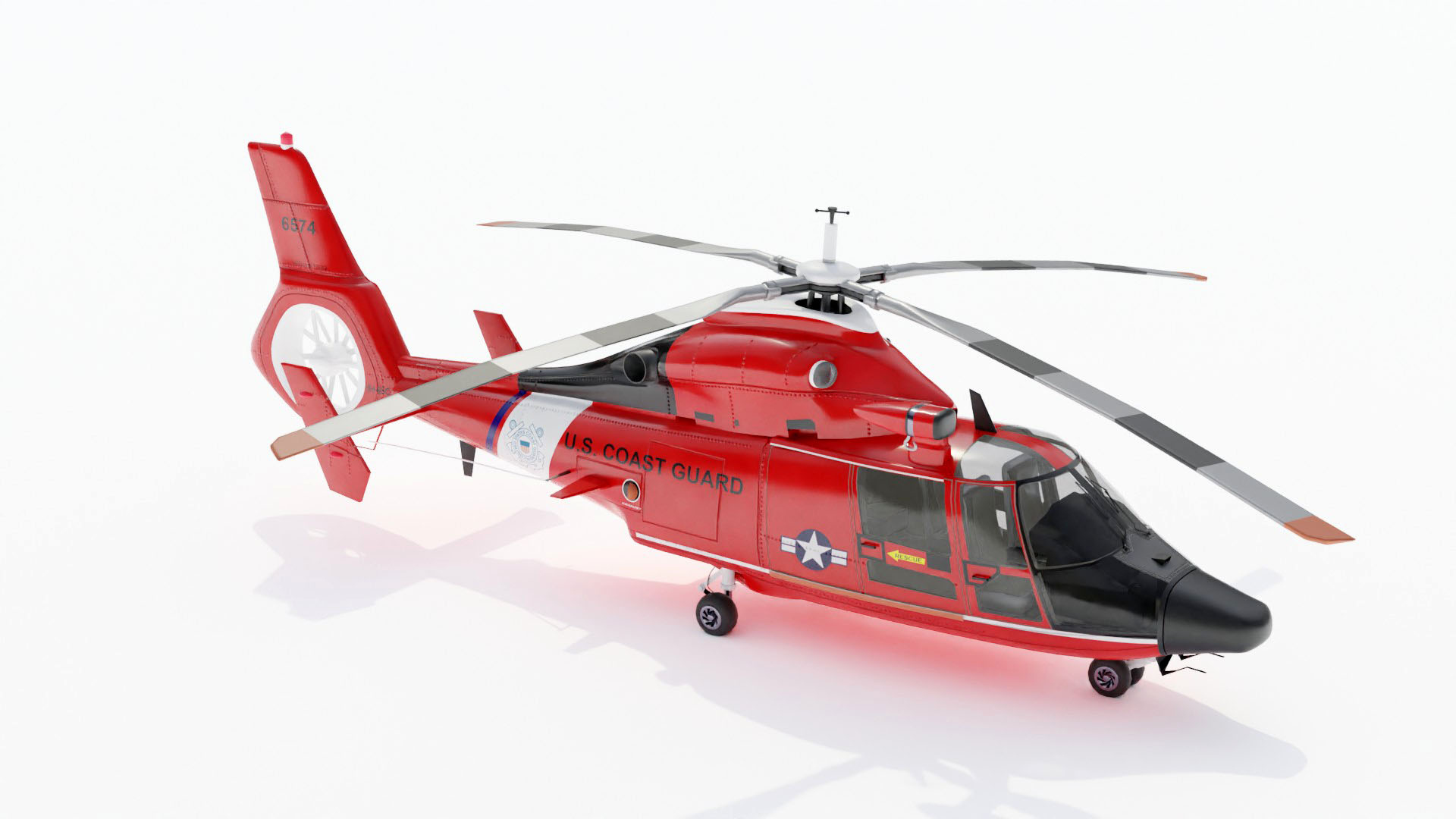 Coast Guard Helicopter Toy