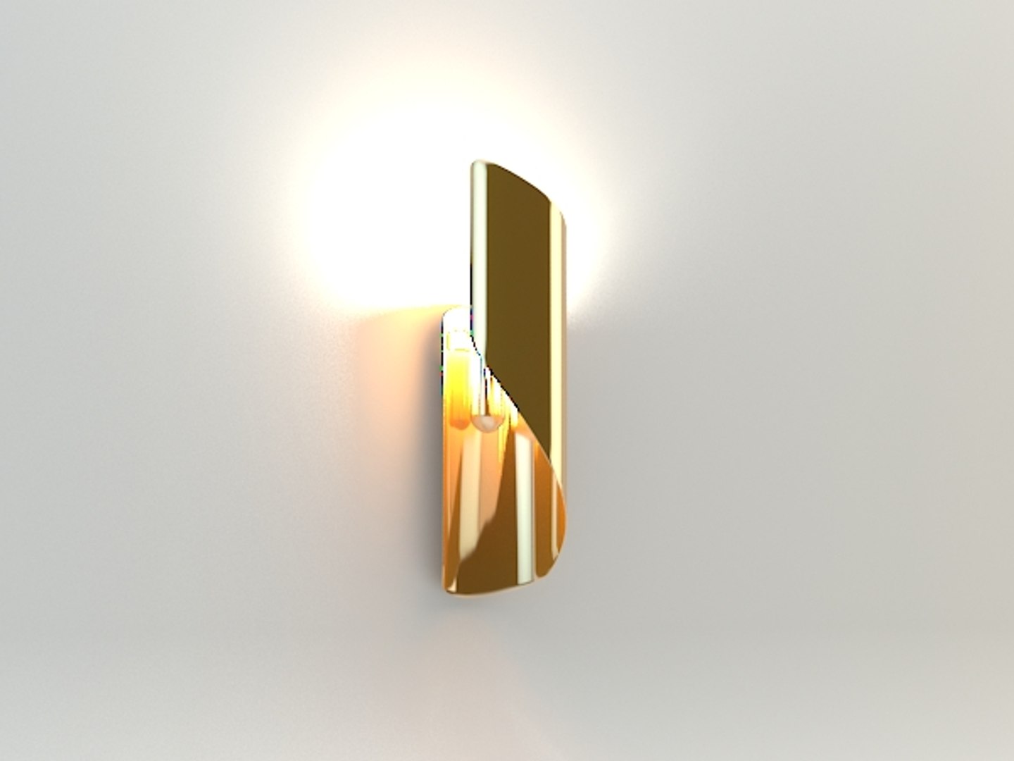 3d wall lamp model