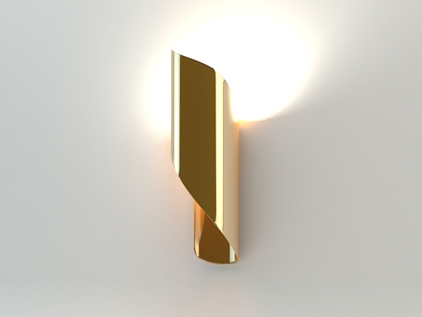 3d wall lamp model