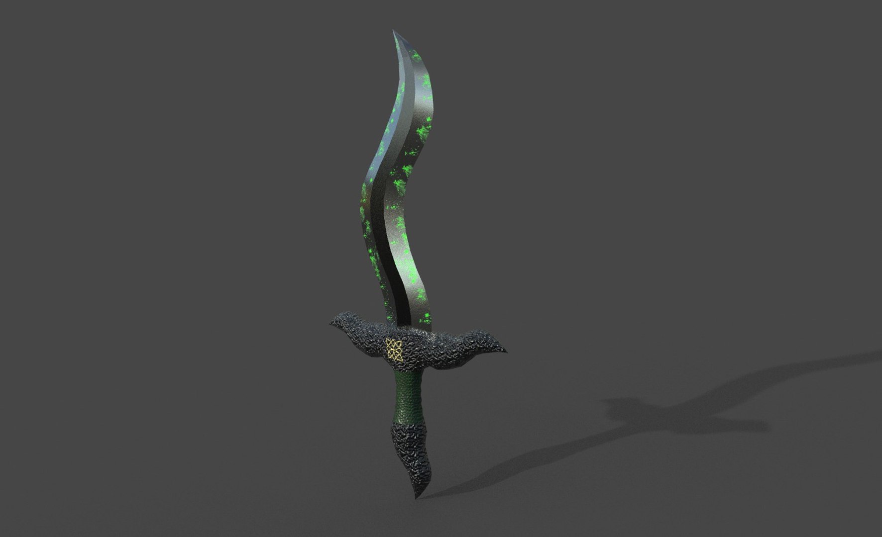 Dagger poisoned 3D - TurboSquid 1580317