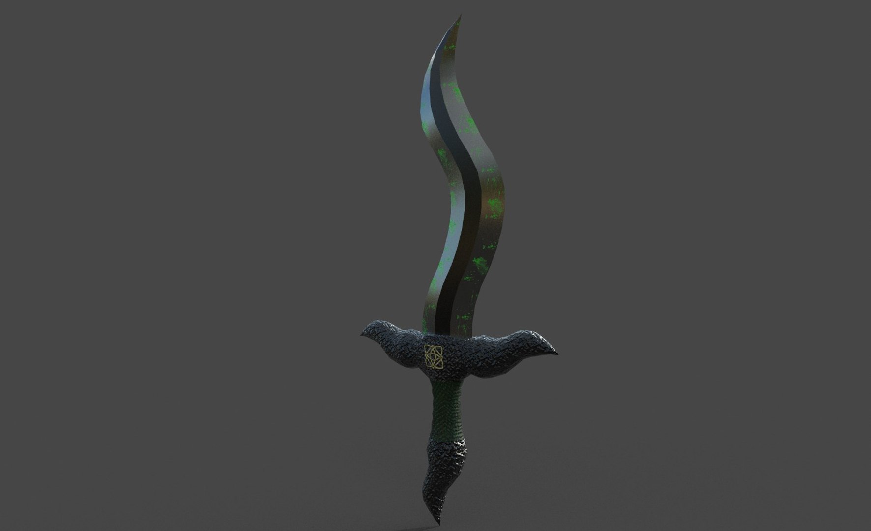 Dagger poisoned 3D - TurboSquid 1580317