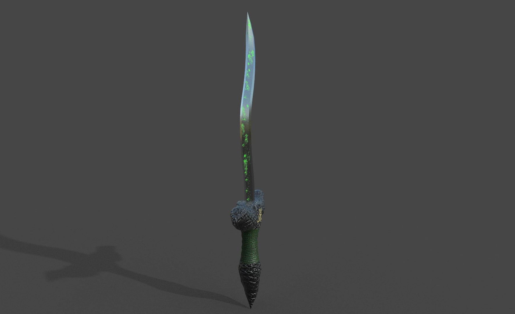 Dagger poisoned 3D - TurboSquid 1580317