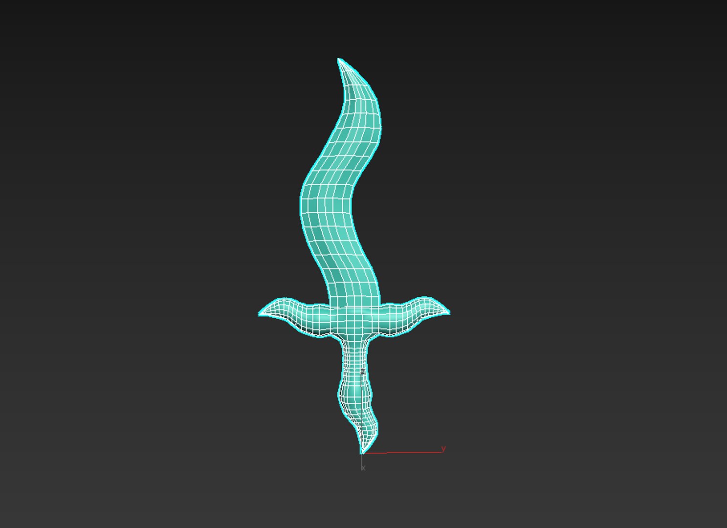 Dagger poisoned 3D - TurboSquid 1580317