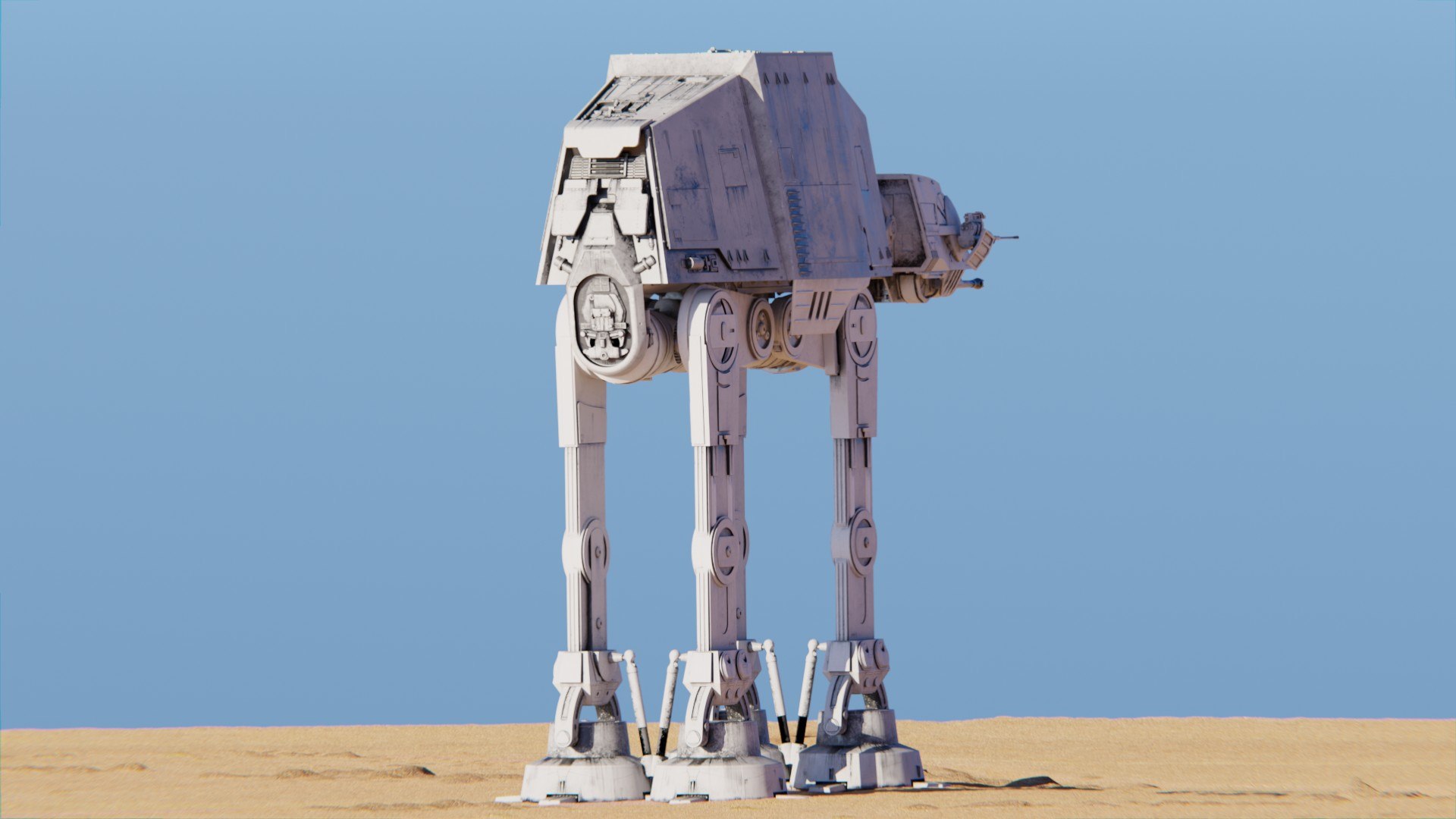 3D Star Wars AT-AT - TurboSquid 2325842
