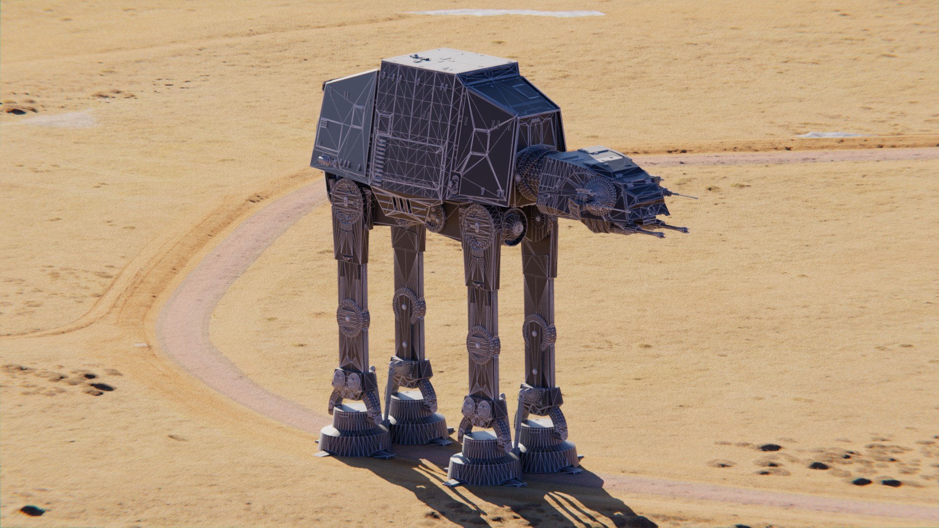 3D Star Wars AT-AT - TurboSquid 2325842