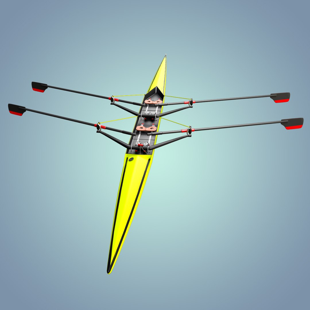 Double Rowing Sculls 3d C4d