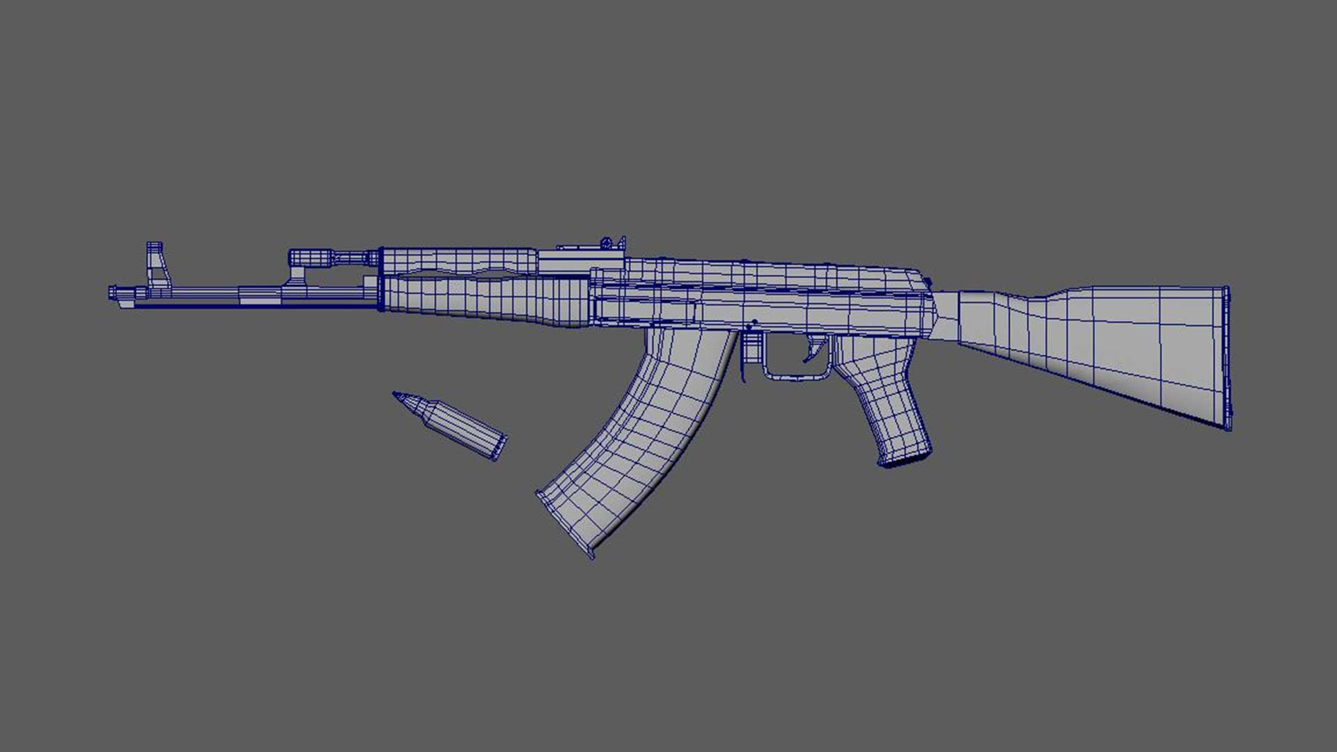 AK-47 Rifle 3D Model - TurboSquid 2112371