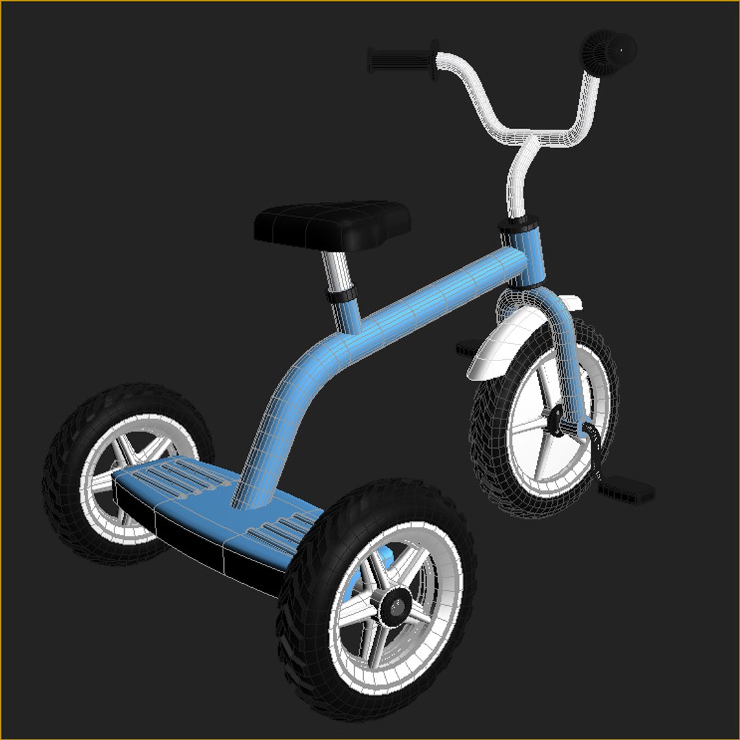 Tricycle 3d Obj